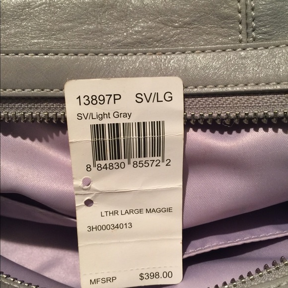 Coach | Bags | Coach Authentic Womens Light Grey Leather Hobo | Poshmark